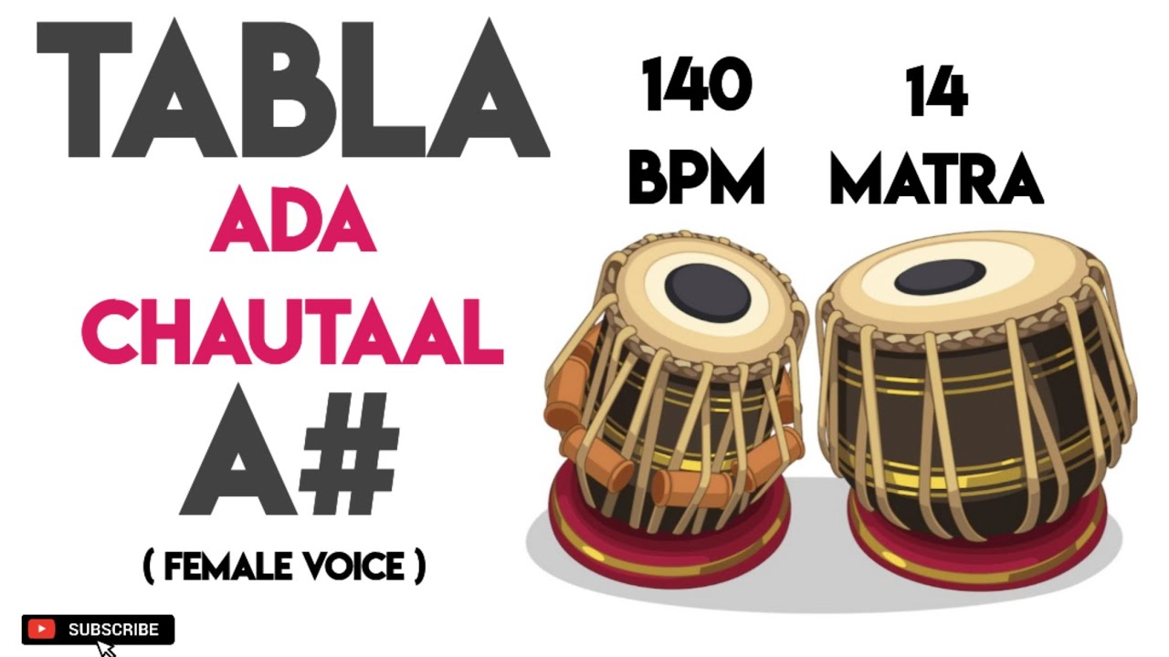 Ada ChauTaal Tabla Loop | A# Scale | 140 Bpm | #muzzico - YouTube