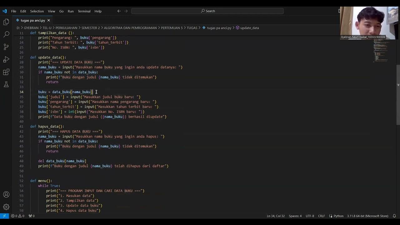 Tugas Algoritma Pemrograman - YouTube