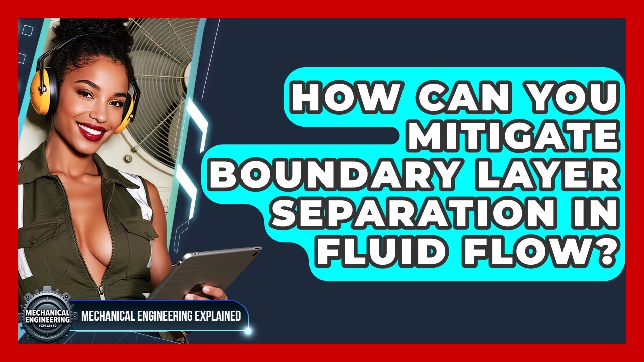How Can You Mitigate Boundary Layer Separation In Fluid Flow ...