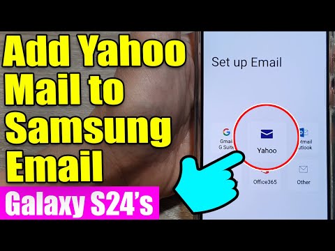 Galaxy S24/S24+/Ultra: How to Add Yahoo Mail to Samsung Email - YouTube