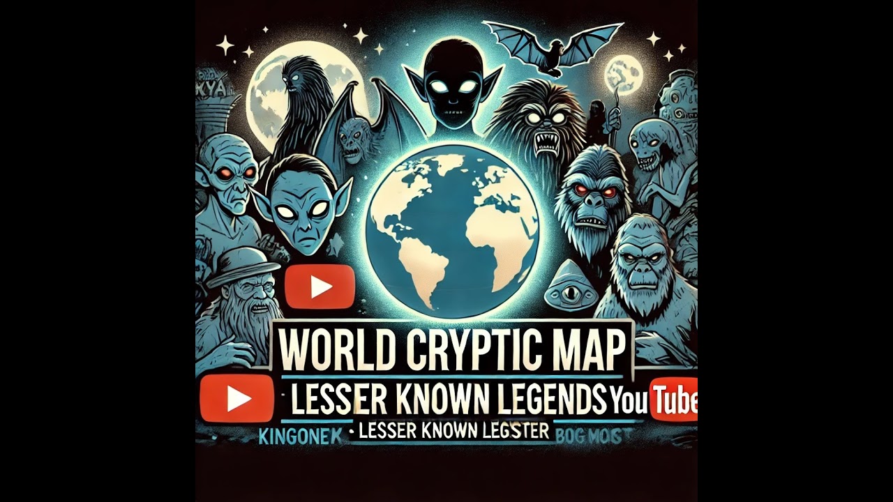 World Cryptid Map: Lesser-Known Legends Live Stream - YouTube