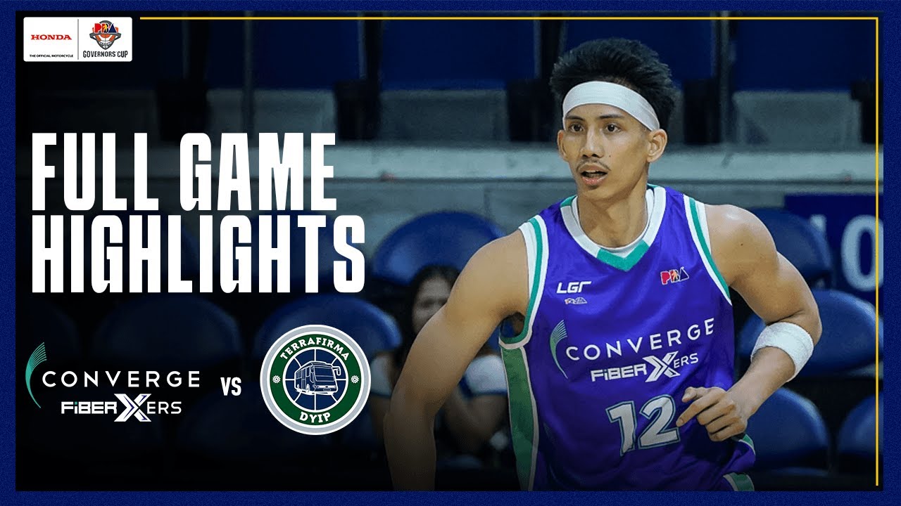 CONVERGE vs TERRAFIRMA | FULL GAME HIGHLIGHTS | PBA SEASON 49 GOVERNORS ...