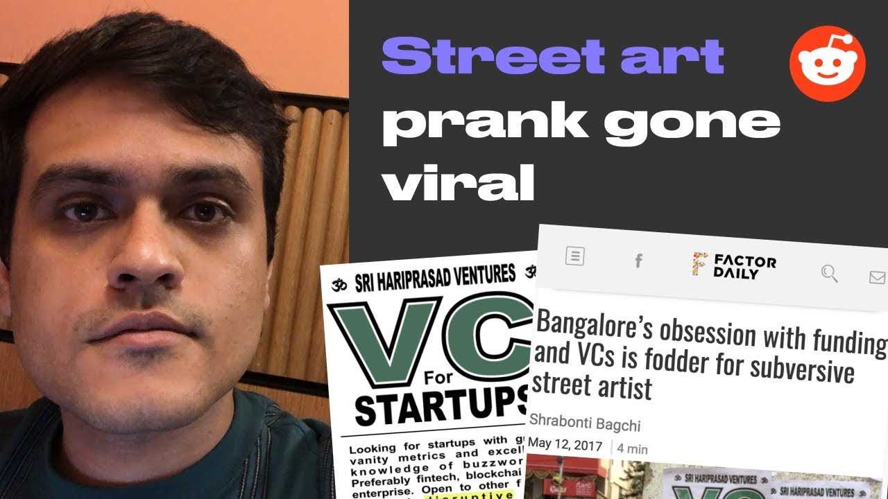 VC for Startups prank in Bangalore (with responses) - YouTube