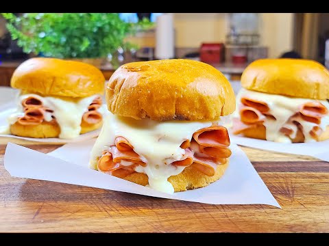 Air Fryer Hardee’s BIG HOT HAM ‘N’ CHEESE