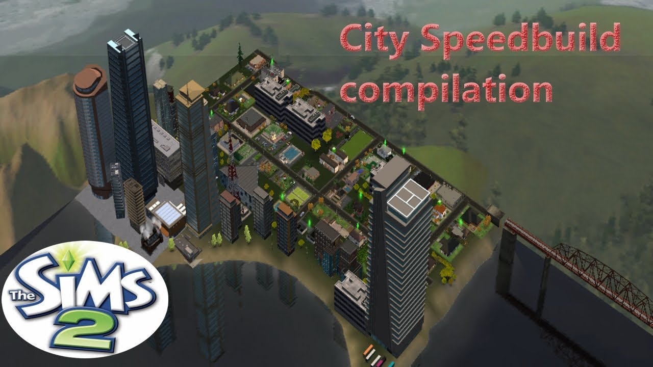 Sims 2: City Speedbuild Combo 3 In 1 - YouTube