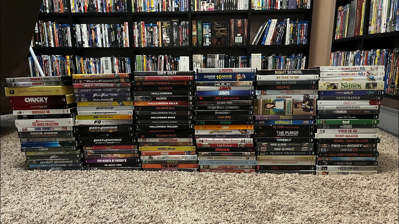 My Universal Studios DVD Collection - YouTube