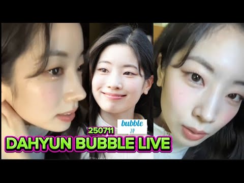 TWICE DAHYUN BUBBLE LIVE 250711 #dahyun #bubble #twice #twicedahyun - YouTube