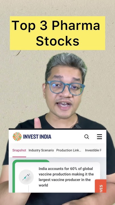 Top 3 Pharmaceutical Stocks #Investing #PharmaStocks #SunPharma #DrReddys #Cipla #StockMarket ...