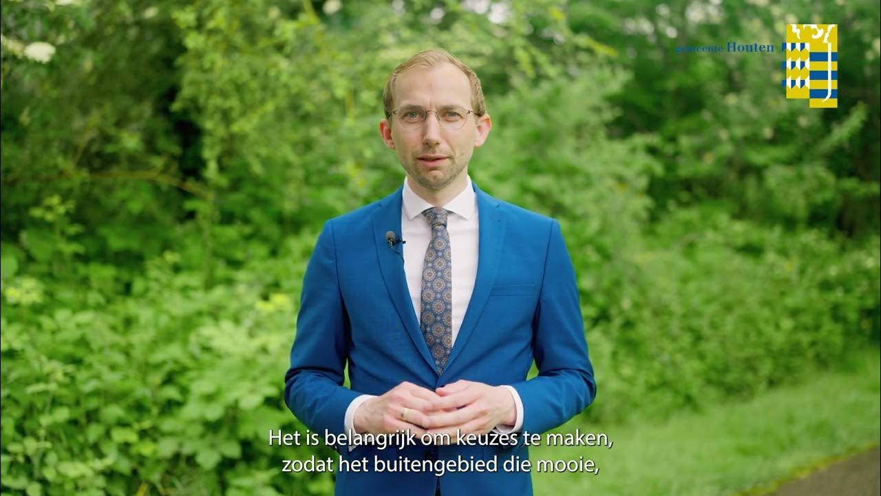 Gemeente Houten | Oproep Wethouder Wouter van den Berg - YouTube