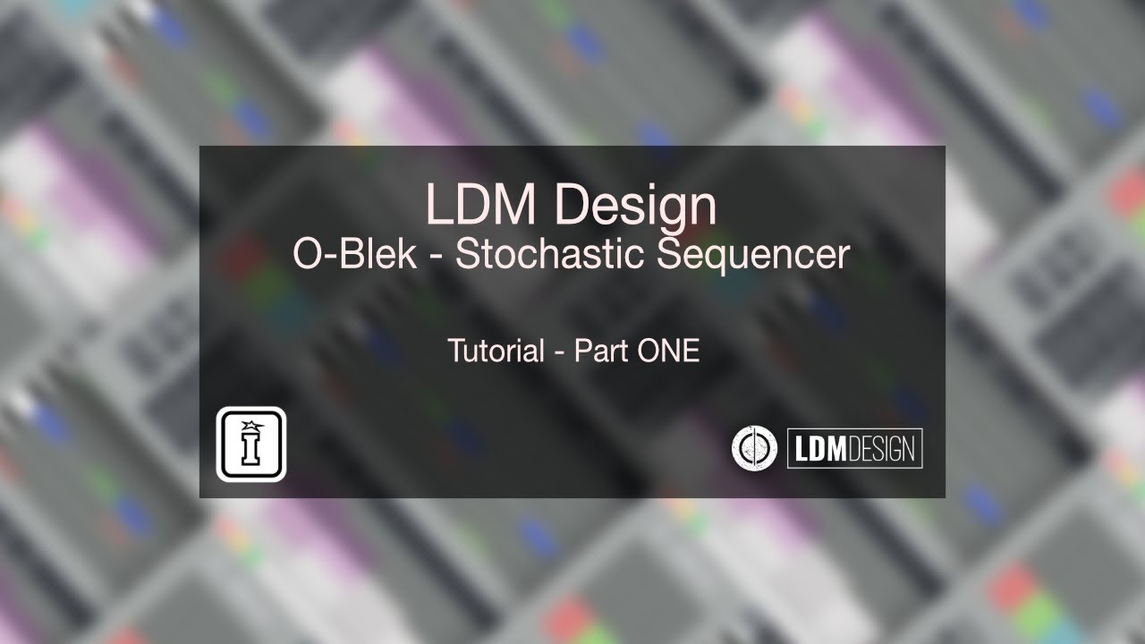 Tutorial Part ONE - Oblek by LDM Design - YouTube