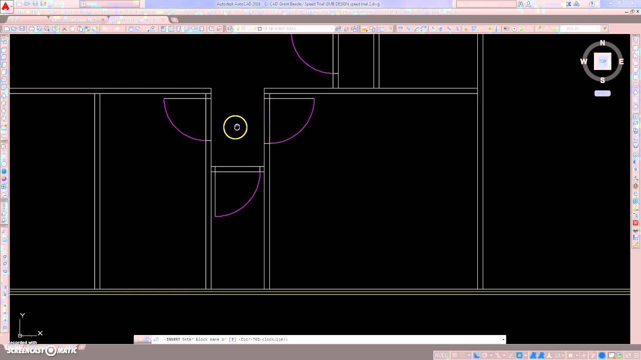 SPEED TRIAL 2 AUTOCAD - YouTube