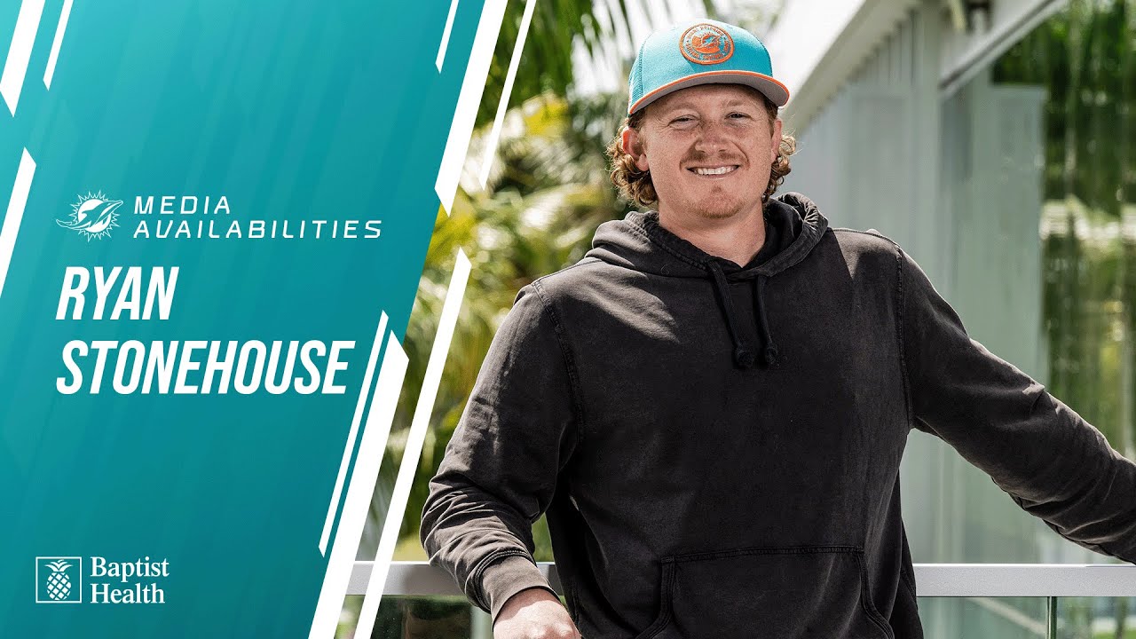 Ryan Stonehouse meets with the media | Miami Dolphins - YouTube