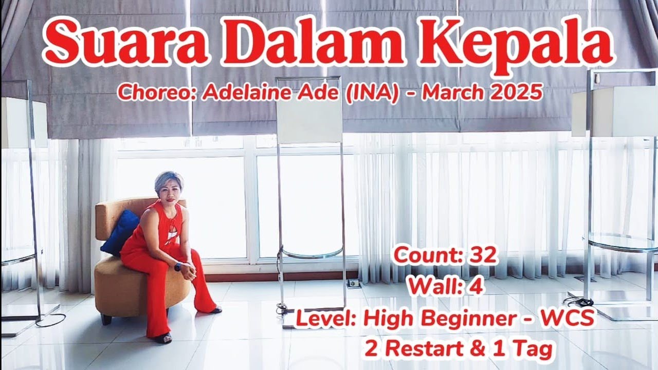 Suara Dalam Kepala - Line Dance - Choreo:Adelaine Ade (INA) - March 2025 - YouTube