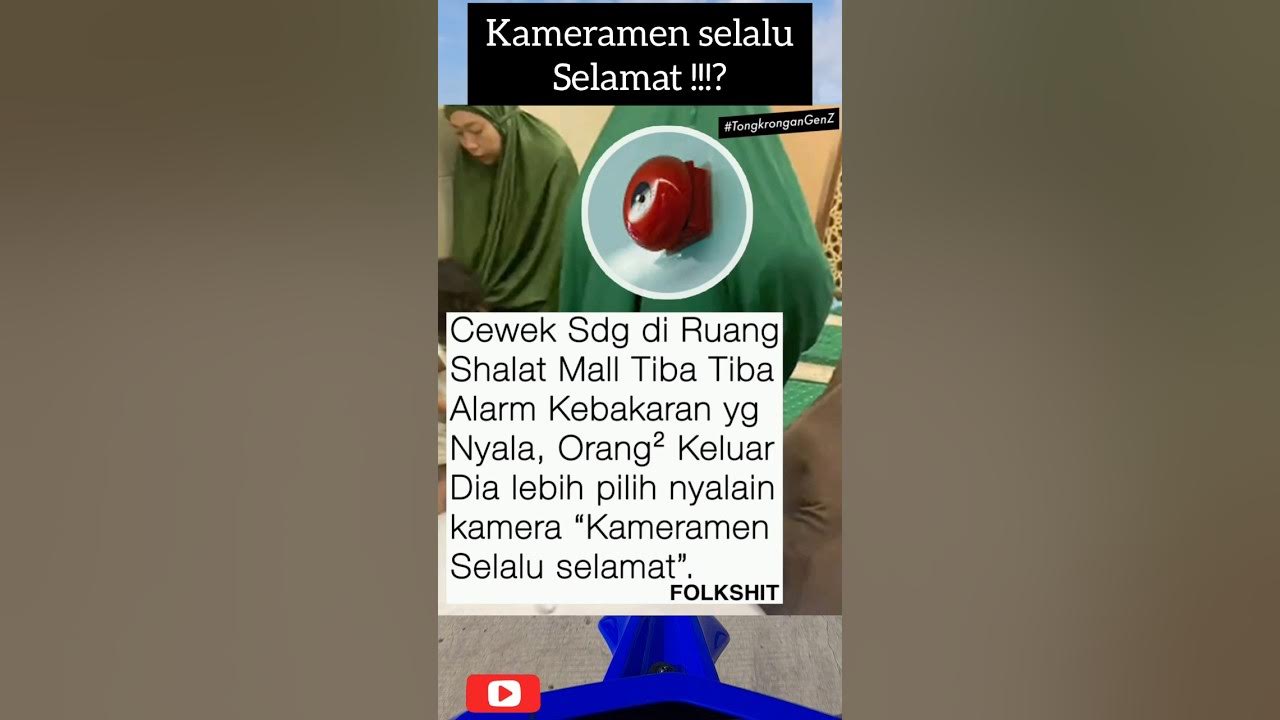Alarm Mall bunyi tapi dia terapkan Kameramen selalu slamat !!? - YouTube