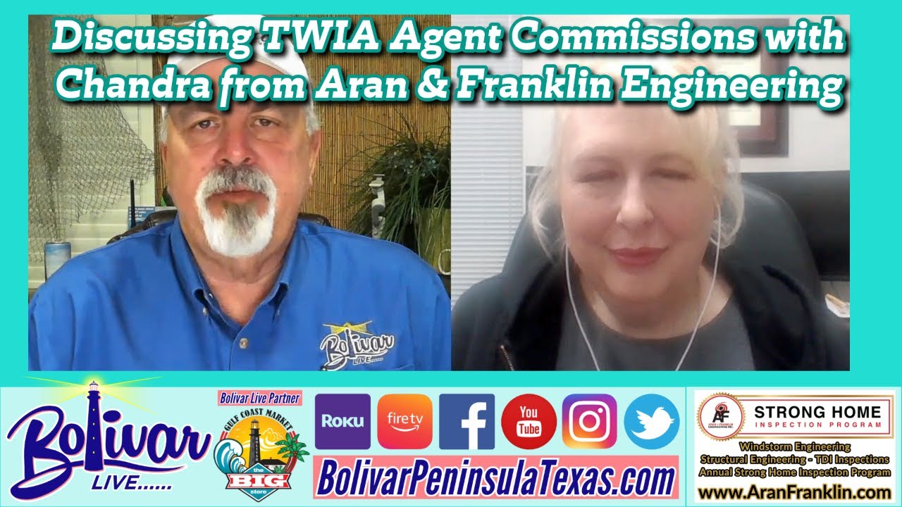 Discussing TWIA Agent Commissions With Chandra From Aran & Franklin Engineering - YouTube