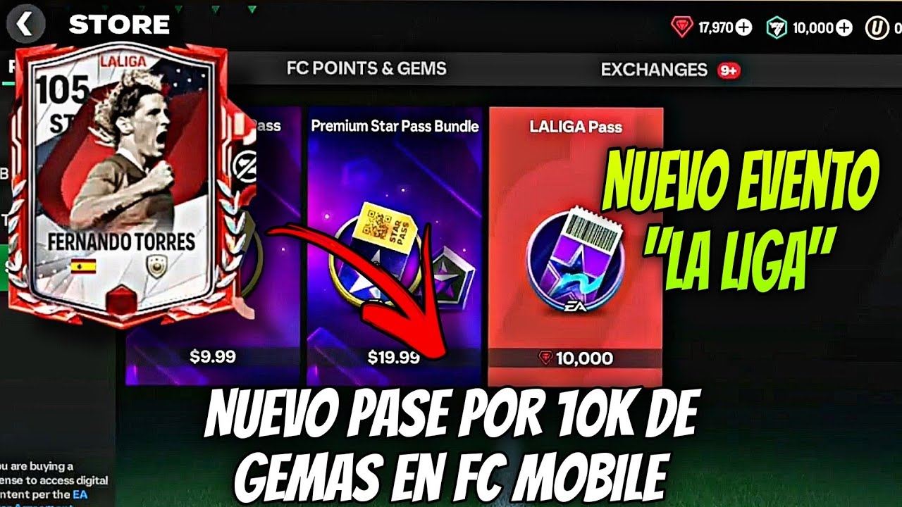 Nuevo Evento De FC Mobile "La Liga" Pase De FC Mobile Por 10K De Gemas😱 ...