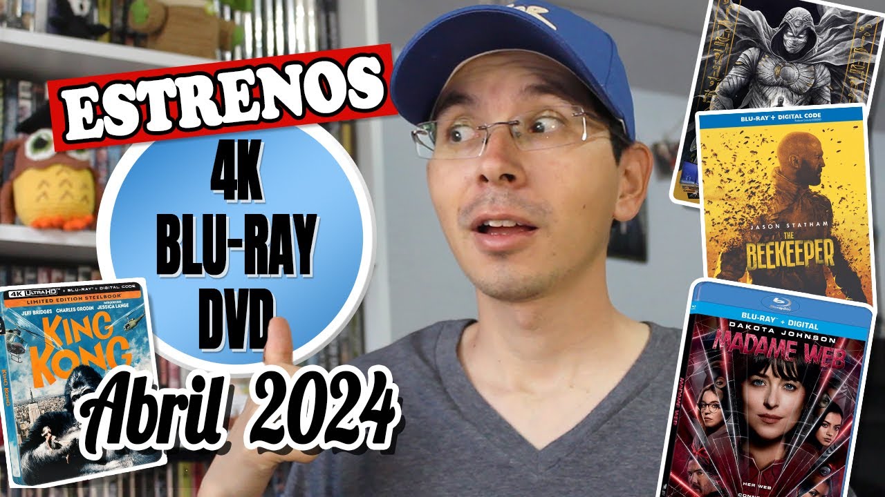 ESTRENOS EN BLURAY, 4K Y DVD (ABRIL 2024) - YouTube
