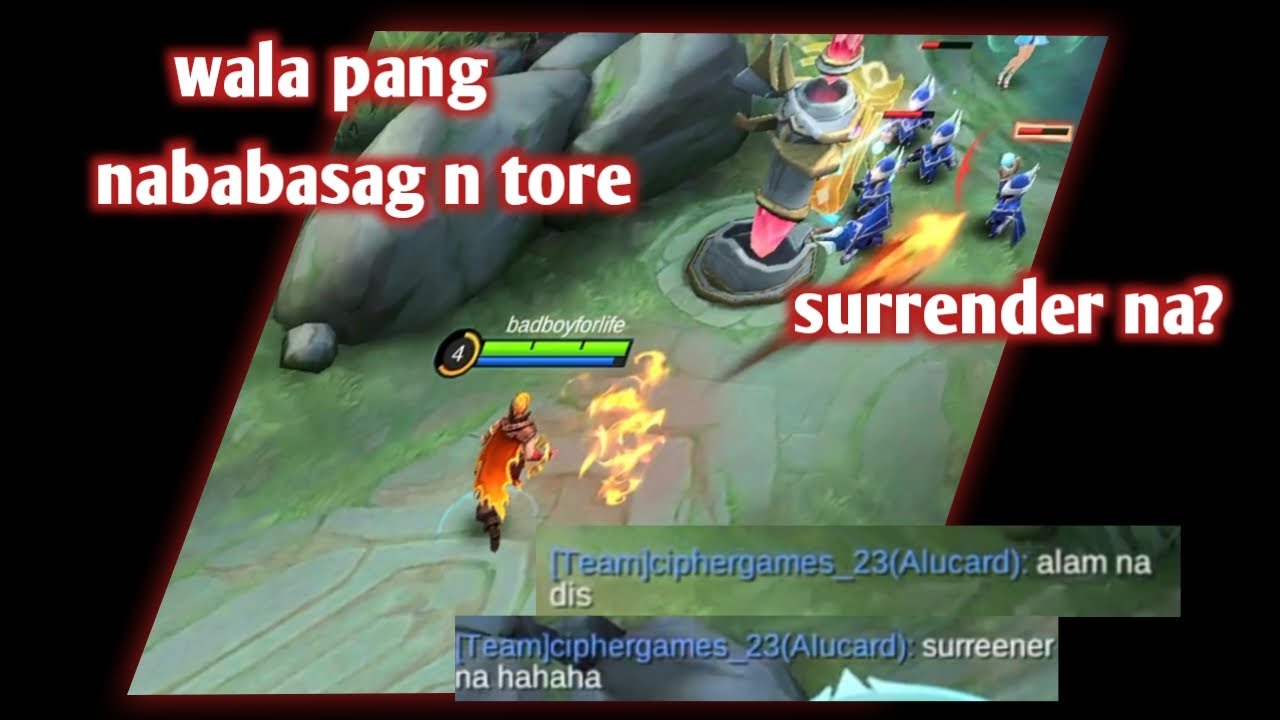 wala pang nababasag n tore ALUCARD surrender na? 😂 #mobilelegends #mlbb ...