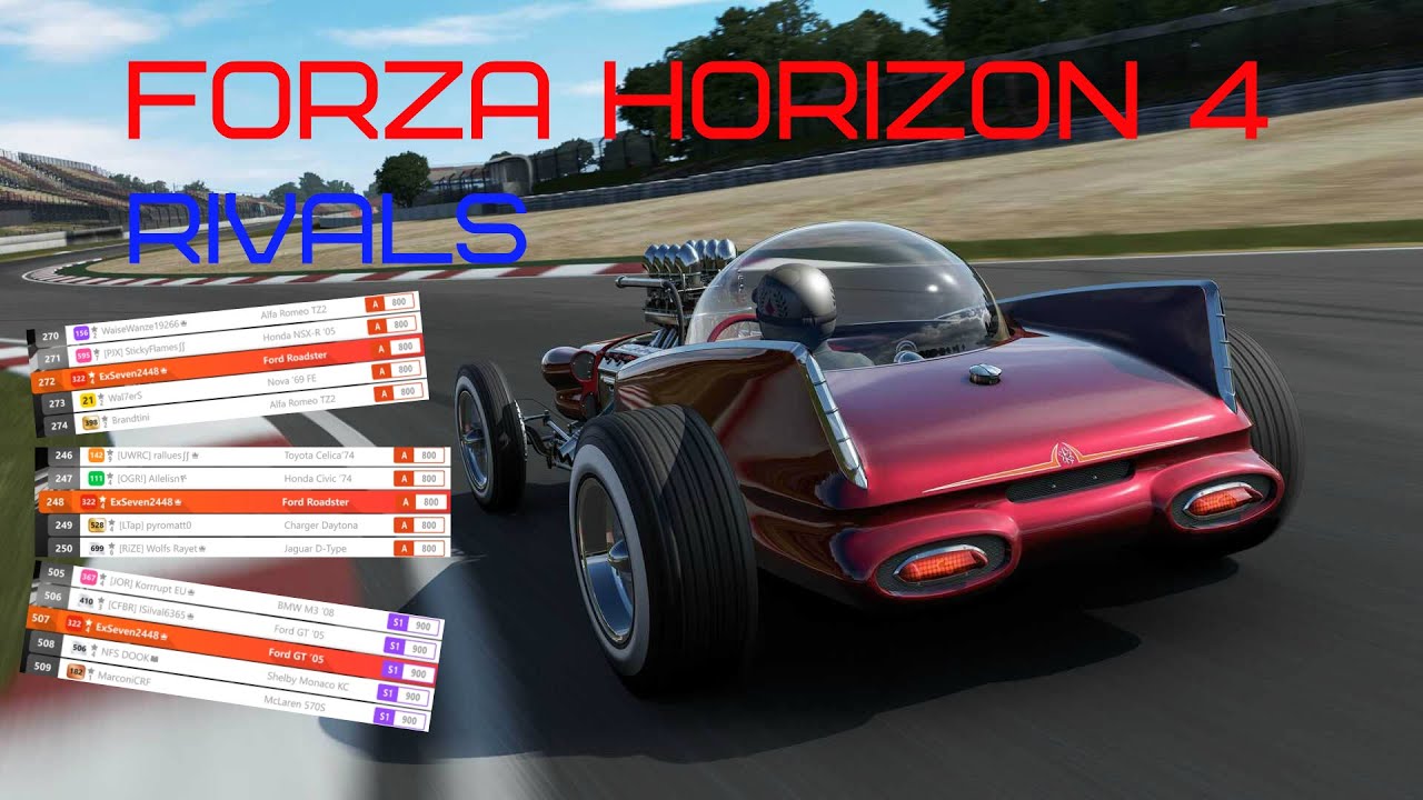 Бью собственные рекорды в Rivals Forza Horizon 4 - YouTube
