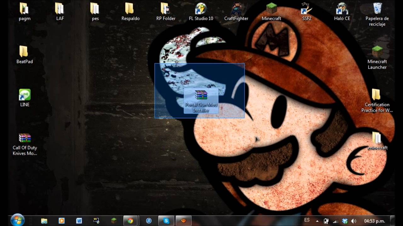 How to install Portal Gun MOD 1.5.2 [Easy] - YouTube
