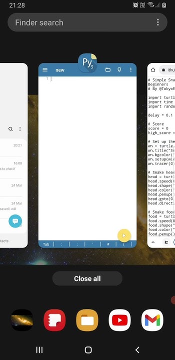 python 3 android + github - YouTube