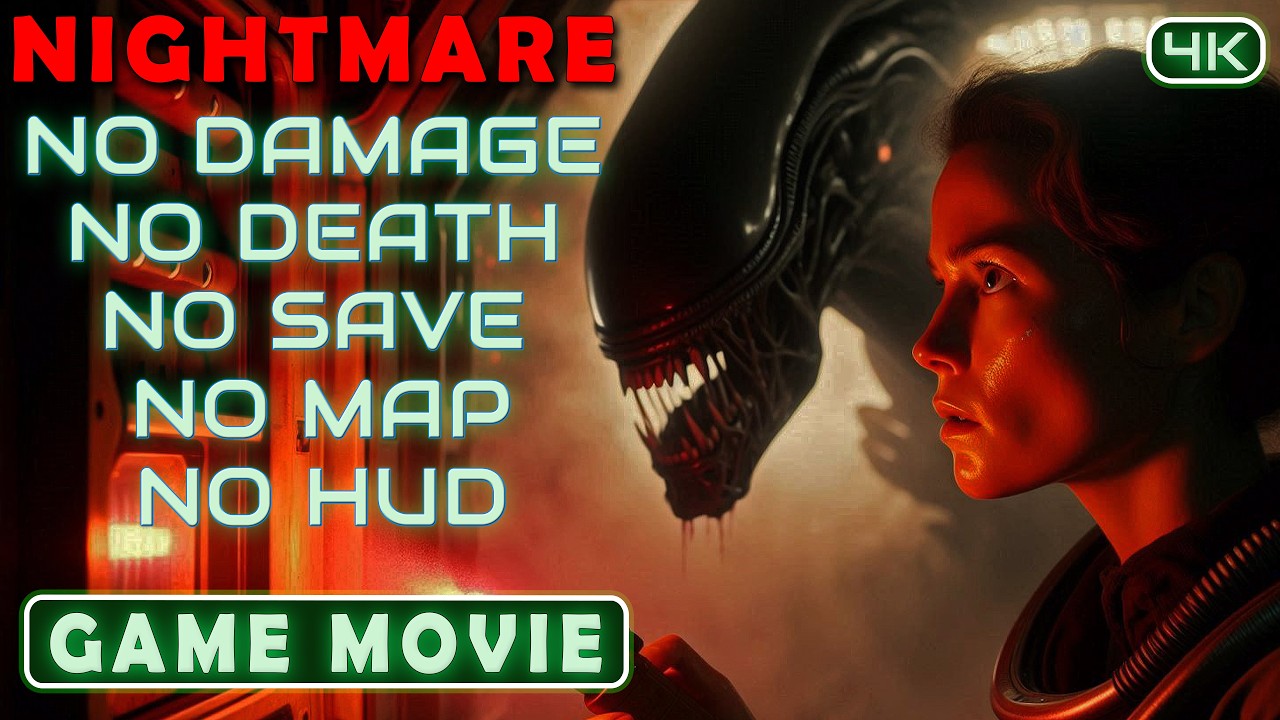 Alien Isolation: Nightmare Mode Stealth Survival | No Damage, No Death ...