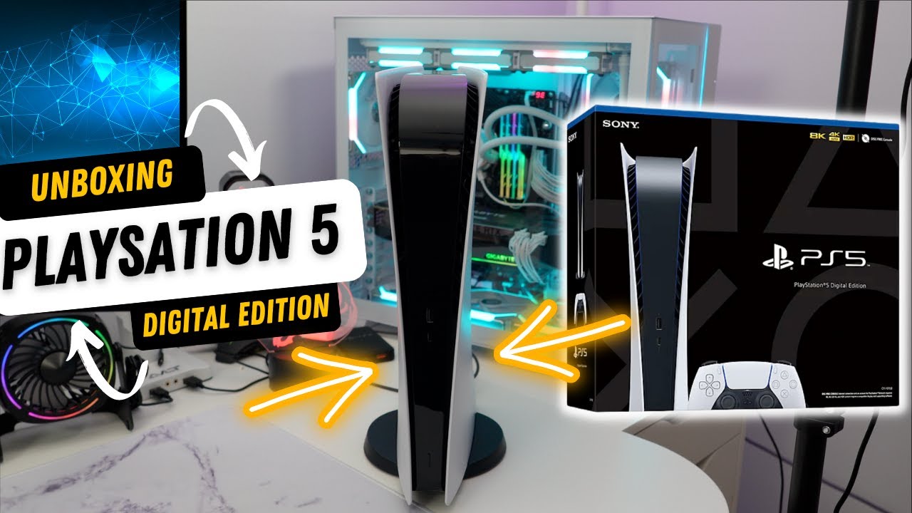 PS5 Digital Edition Unboxing Vertical Mount Setup CFI 1215B YouTube PS5 Digital Edition Unboxing Vertical Mount Setup CFI 1215B YouTube