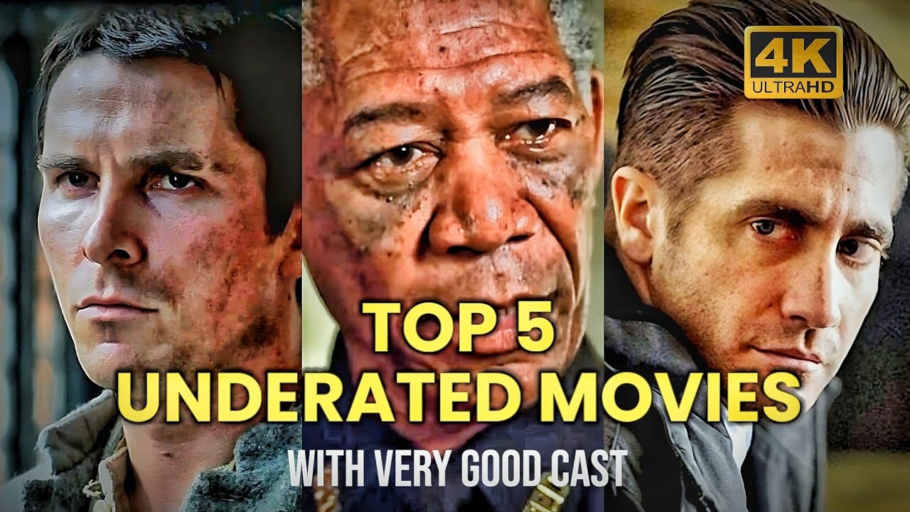 Top 5 Underated Movies worth to watch! Starring Christian Bale, Morgan ...