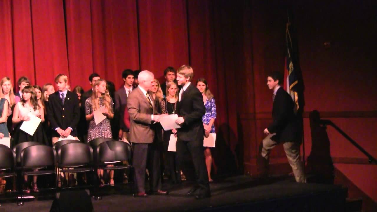 National Honor Society Student Inductions - YouTube