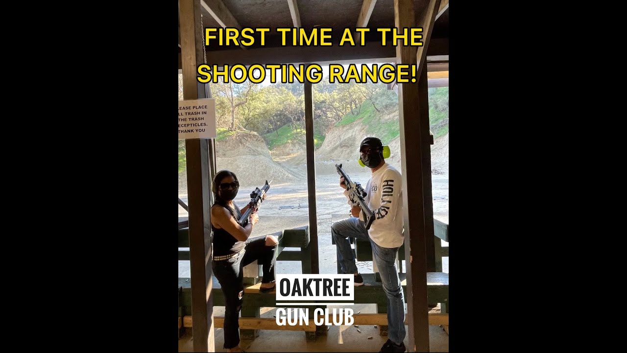 First time at the shooting range 😜 - YouTube