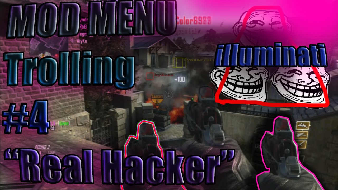 Black ops 2 Mod Menu Trolling #4 "Fake Modderz" - YouTube