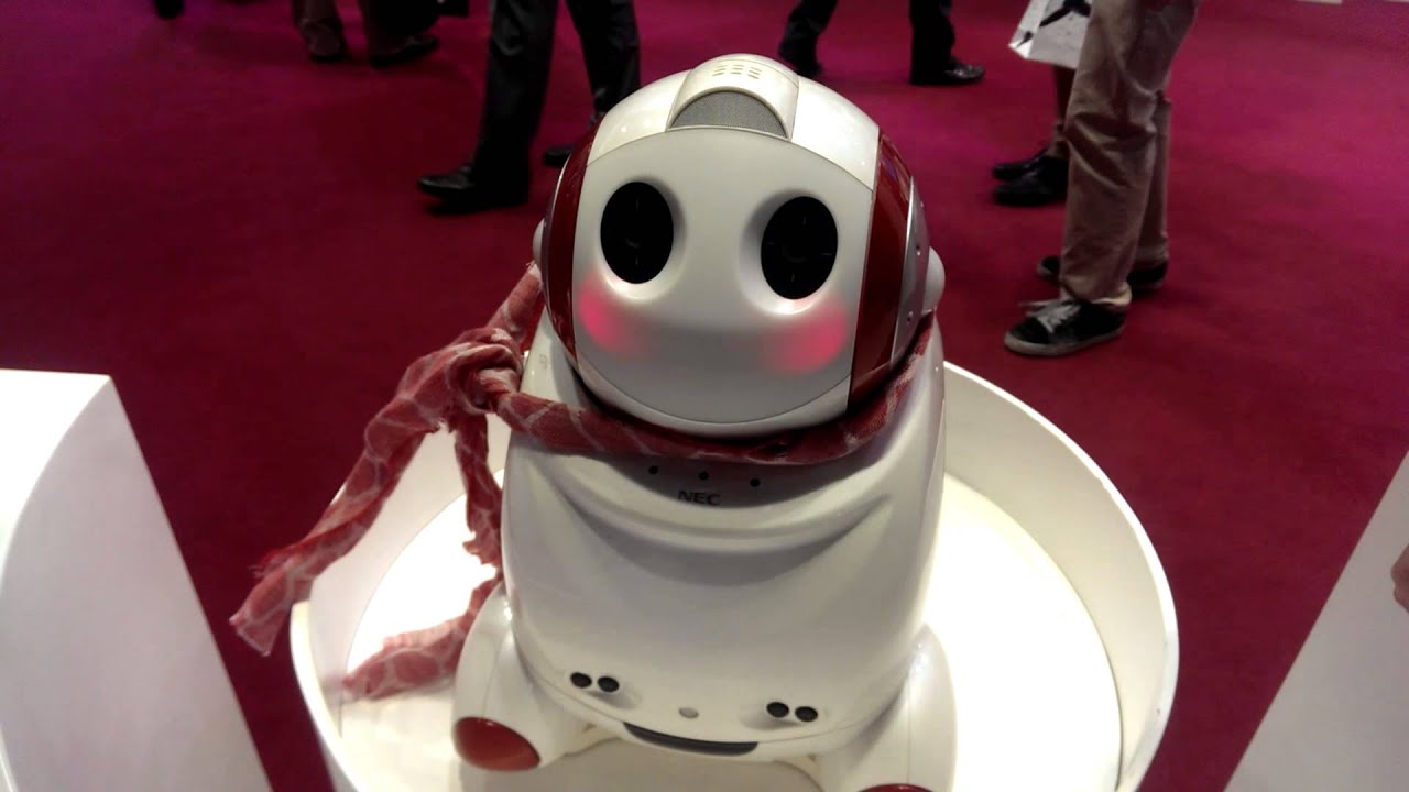 PaPeRo, el robot de NEC - YouTube