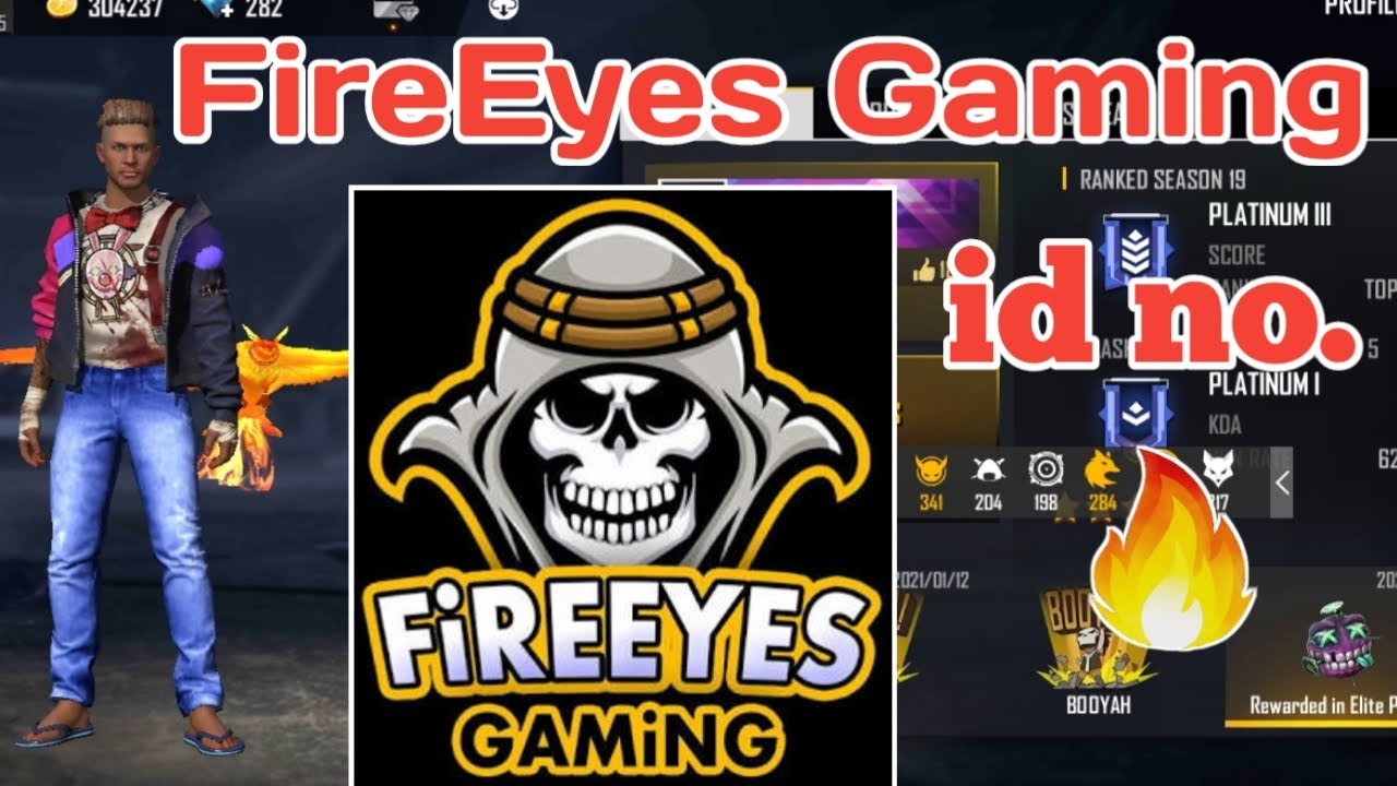 FireEyes Gaming id | Fire Eyes Gaming uid | fireEyes Gaming id free ...