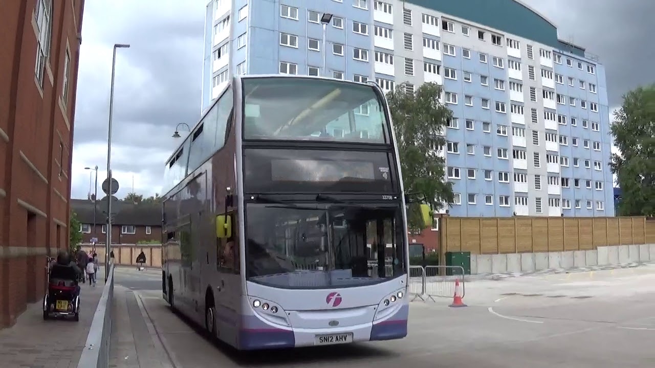 #tameside First Bus Service Ashton Bus Station England UK - YouTube