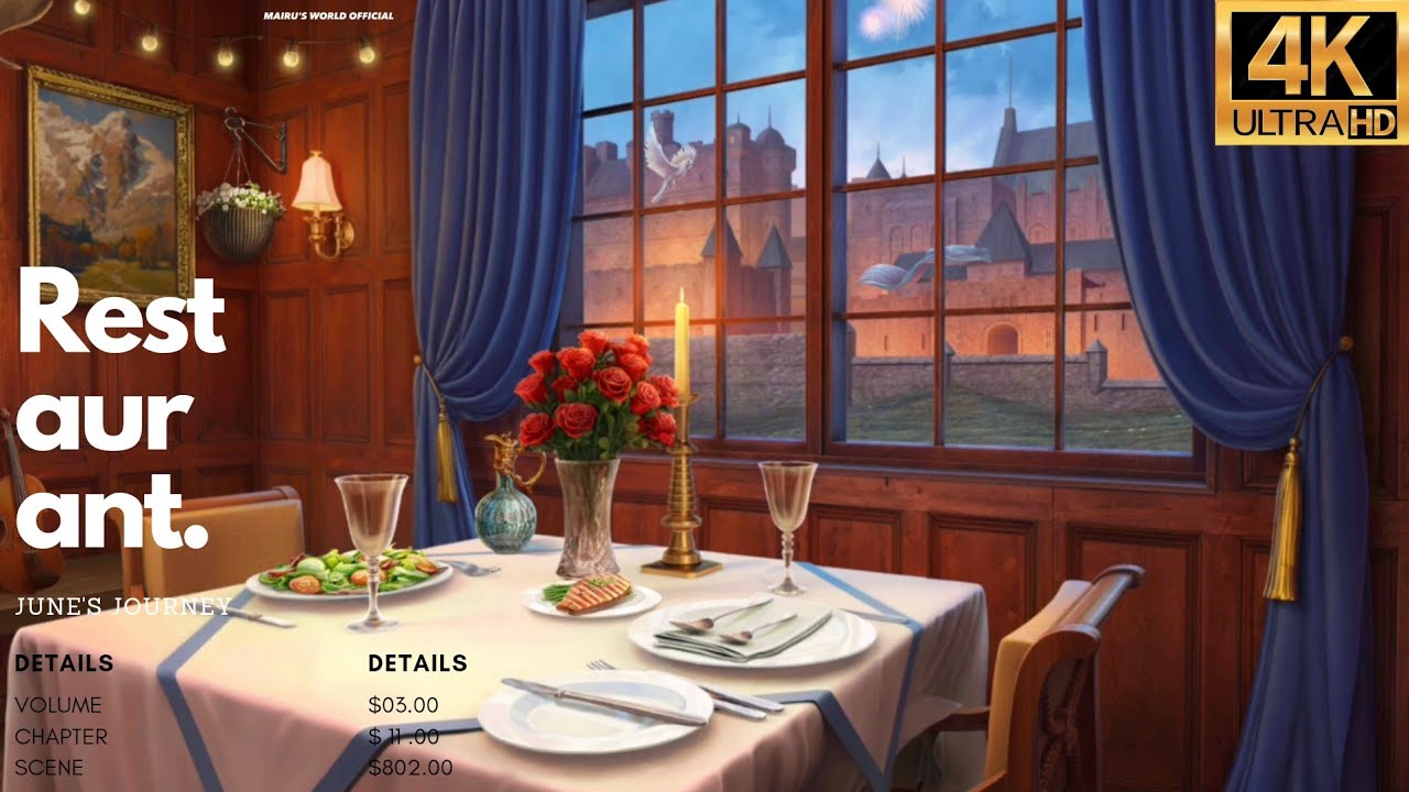 June's Journey Scene 802 Vol 3 Ch 11 Restaurant *Full Mastered Scene ...