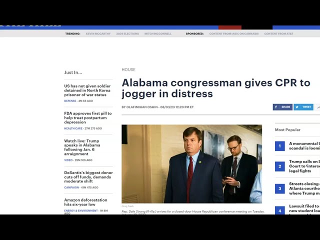 What A Save! Congressman Strong Saves a Runner with CPR!