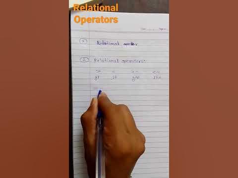 Relational Operators Kya Hai || Basic C Programing language || Basic Concept || what is ...