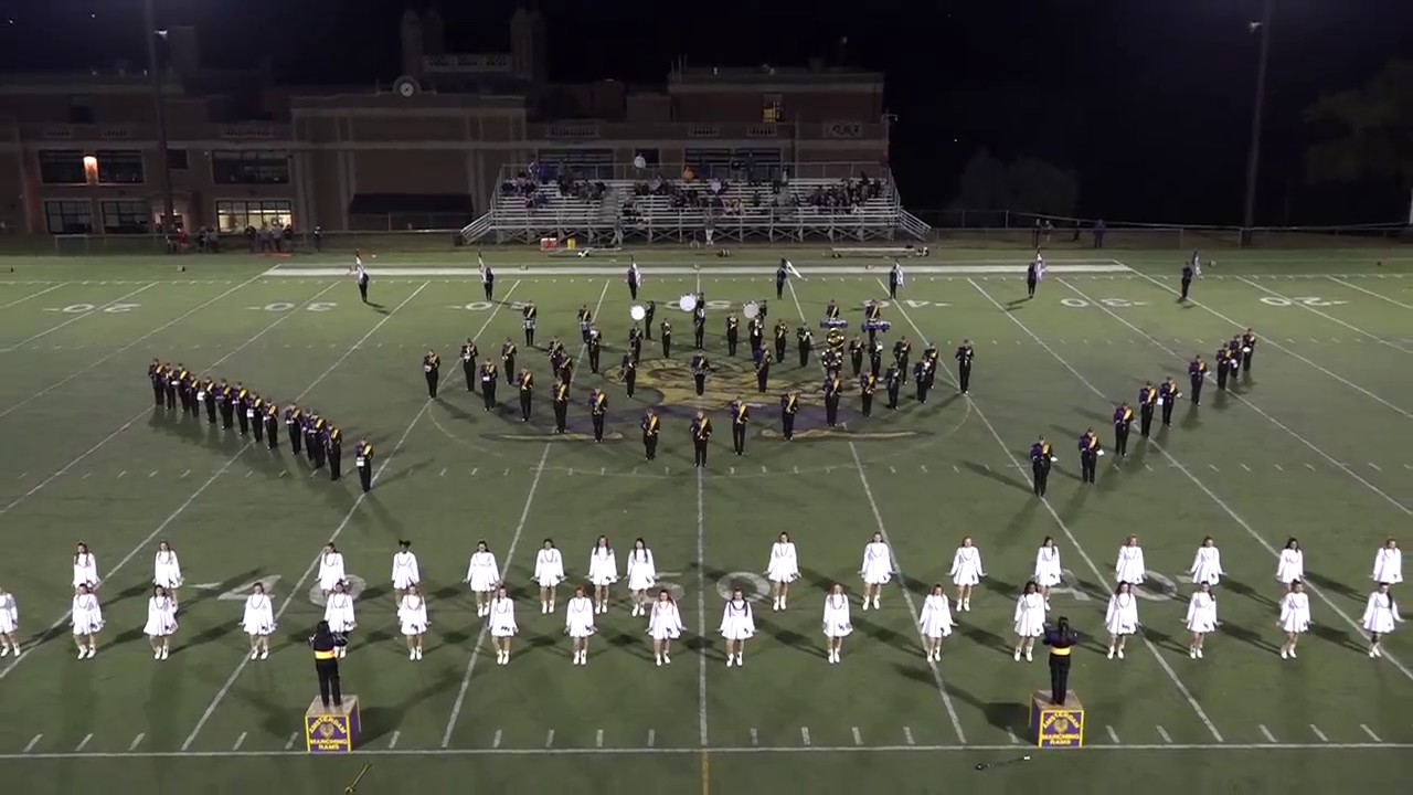 AHS Marching Rams - Sep 1 2017 - Half time - YouTube