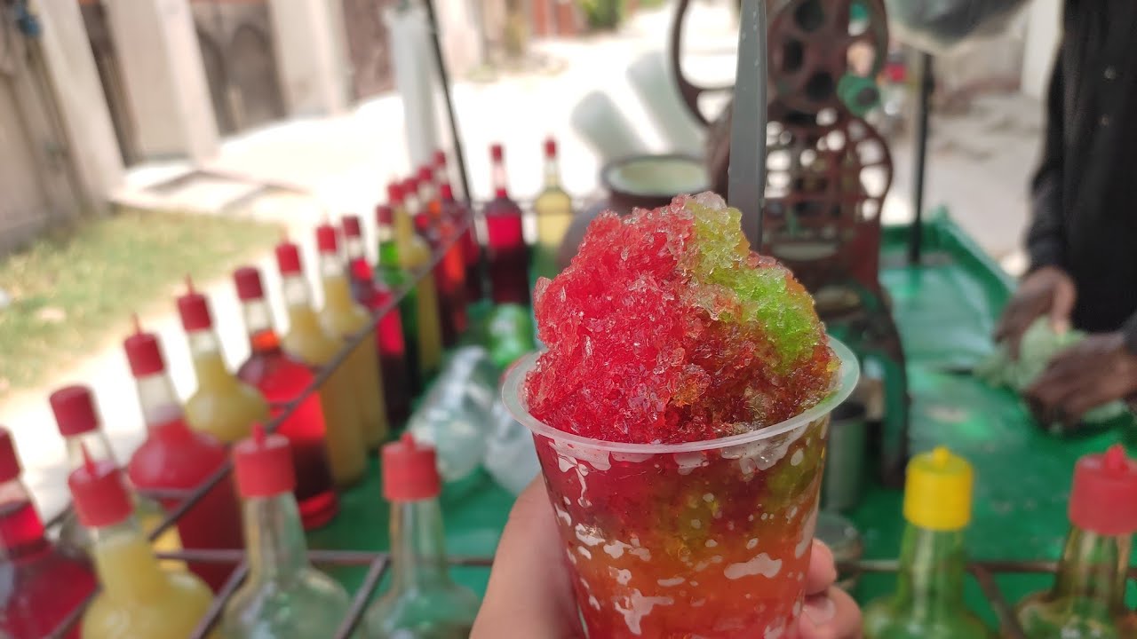 ICE GOLA RECIPE | BARAF KA GOLA | SUMMER SPECIAL RECIPE | STREET FOOD ...