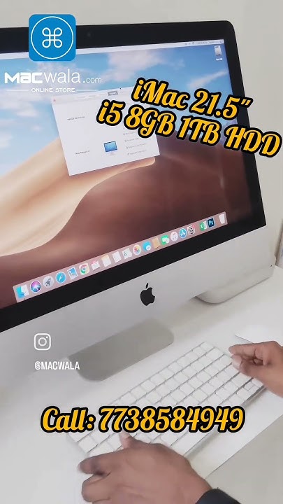 MacWala Apple PreOwned iMac , iMac 21.5" i5, 8GB, 1TB HDD Call For Best Price Or Visit Us. # ...