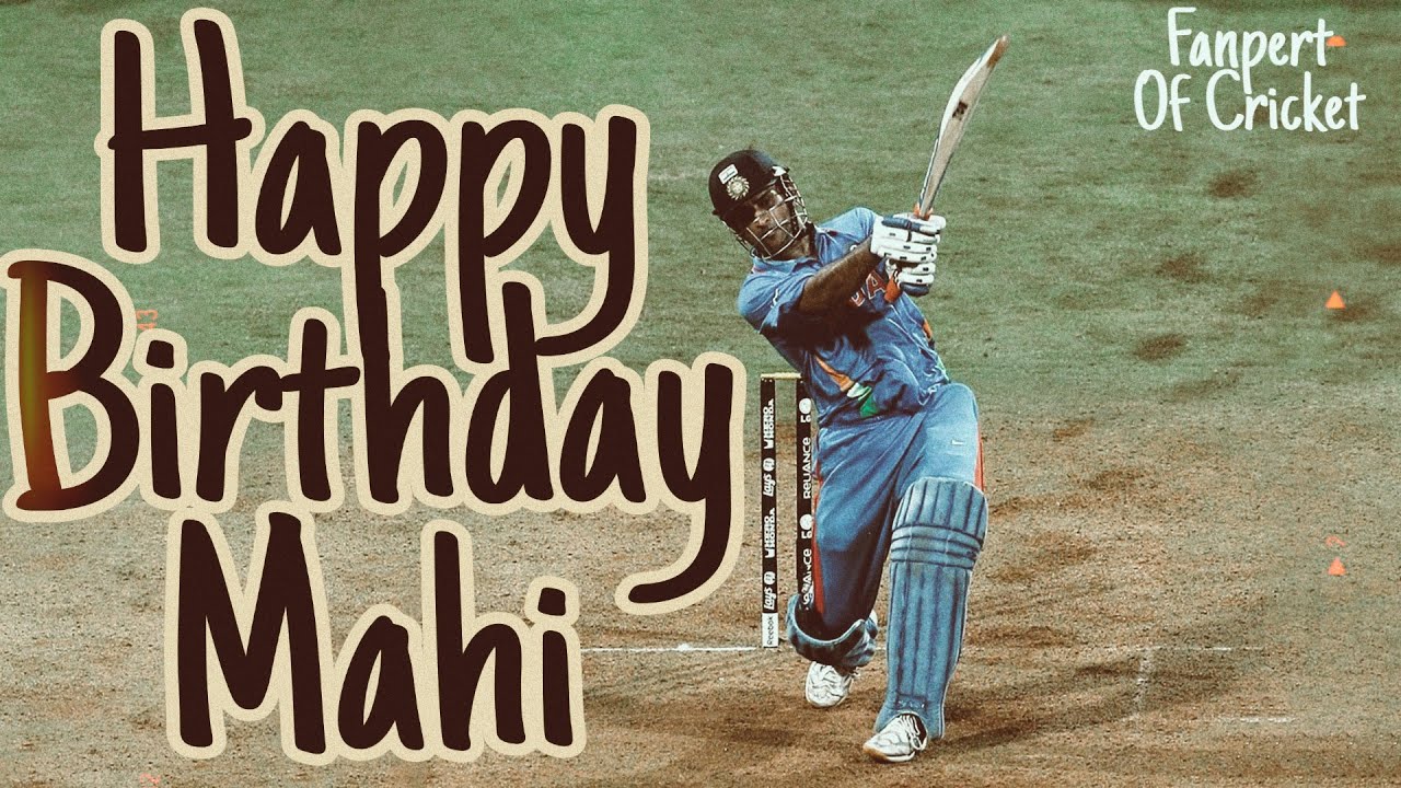 Happy Birthday MS Dhoni (Mahi):Birthday Special -Fanpert of Cricket ...
