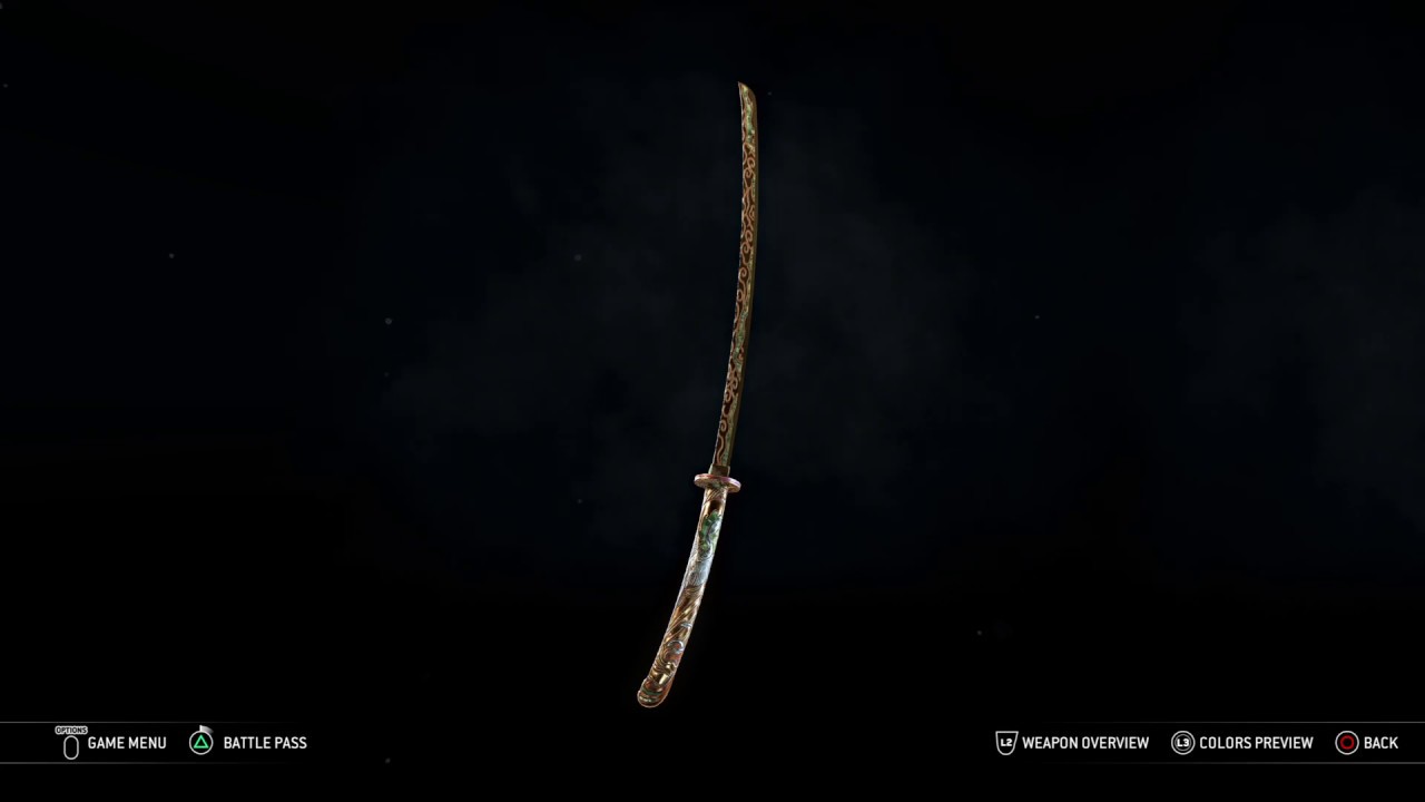 For Honor Kensei 3 Legendary Nodachi sword sets Noboru,Firebird,Hebi ...