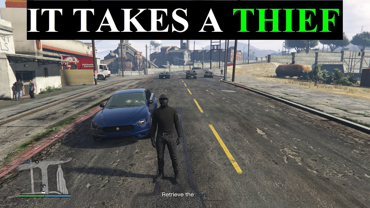 GTA 5 Online - It Takes A Thief - Mission - Easy Difficulty - YouTube