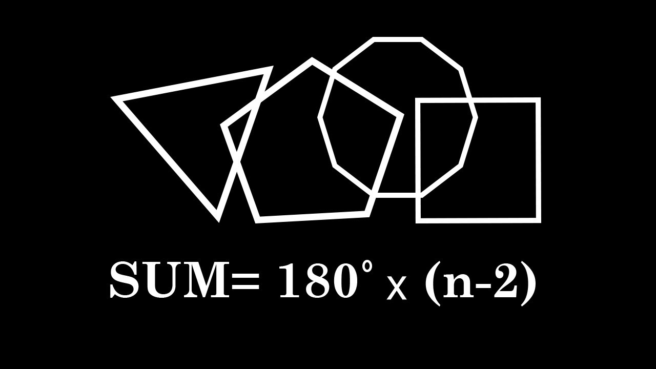 Prove that, Sum of Interior Angles of Polygon is 180 x (n-2) | SUM ...