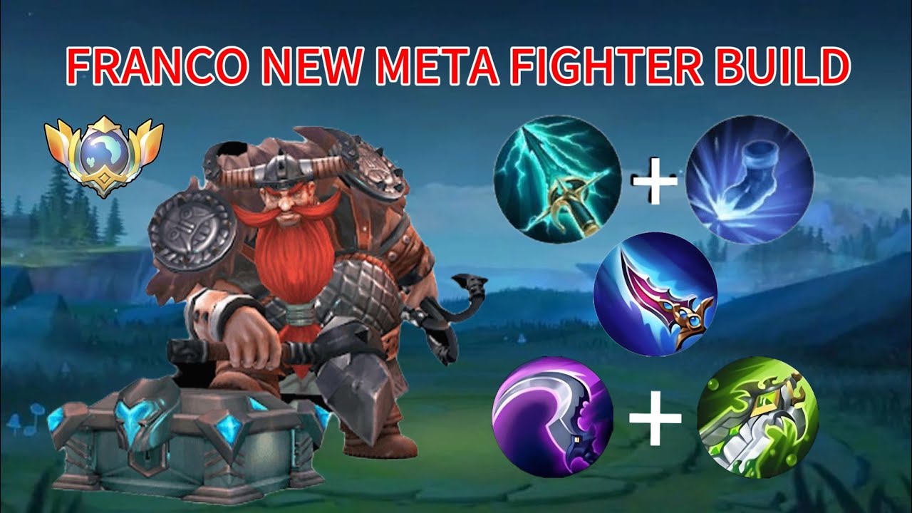 FRANCO NEW META FIGHTER BUILD!! (NEW UPDATE 2024) FRANCO BEST BUILD SKY ...