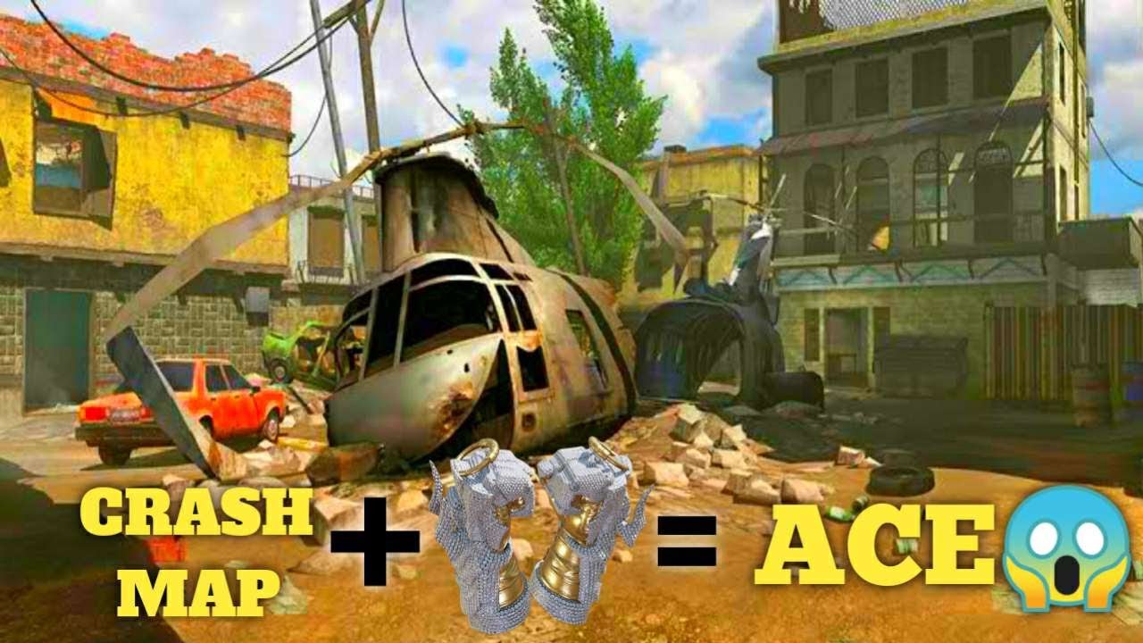 CRASH MAP + MEELE = ACE😎 | CALL OF DUTY MOBILE MULTIPLAYER RANKED ...
