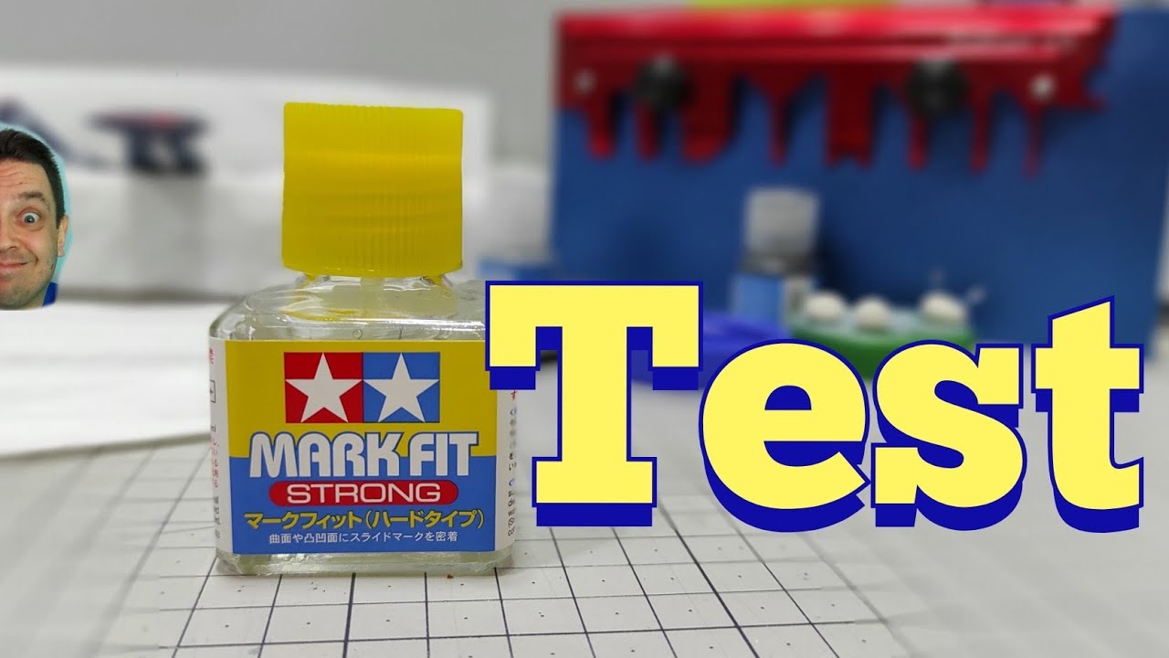 Płyn do kalkomanii - Tamiya Mark Fit Strong - YouTube