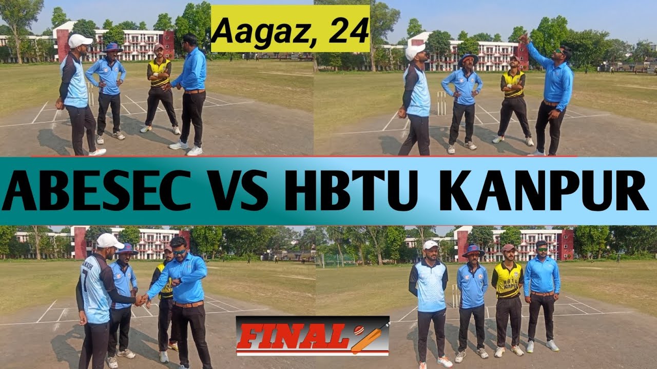 Cricket Final 🏏||HBTU KANPUR VS ABESEC ||Aagaz, 24|| - YouTube