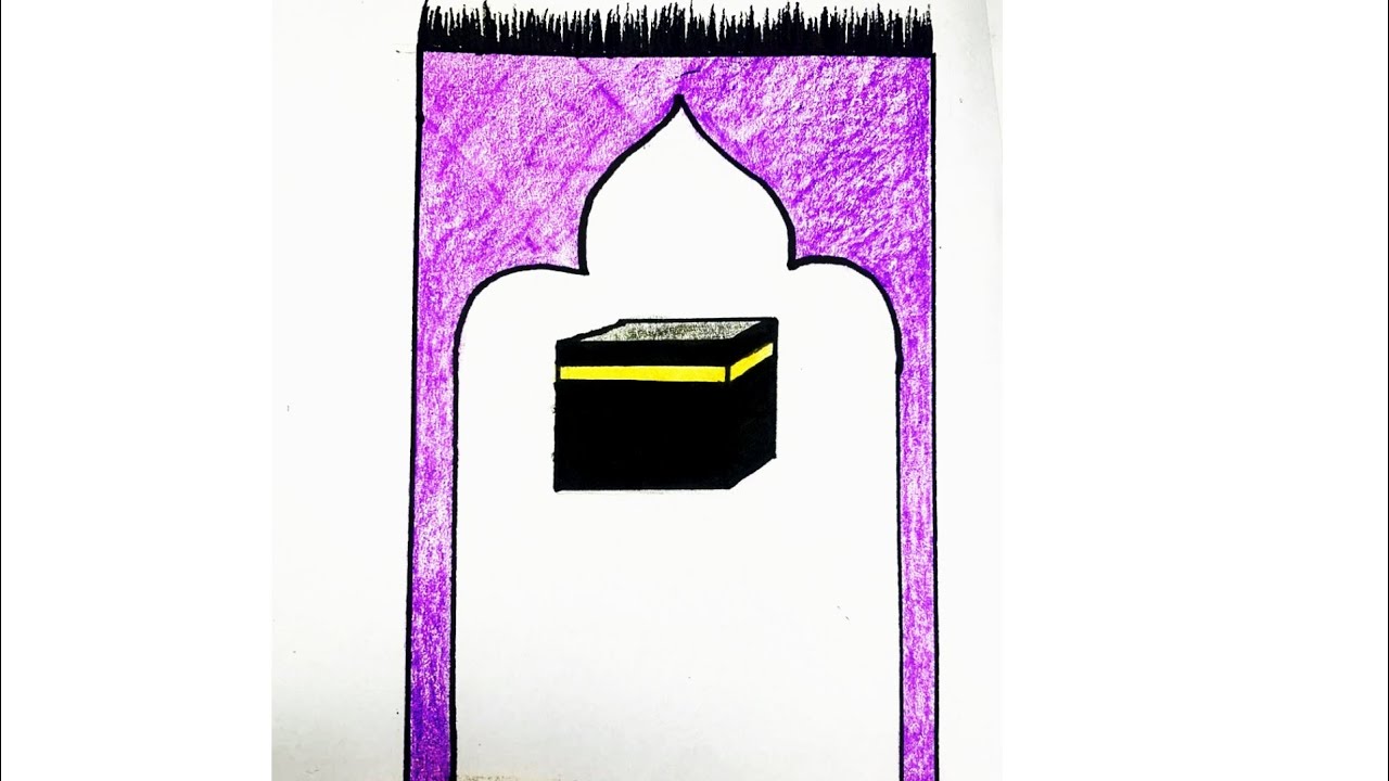 How To Draw A Prayer Mat Step By Step || Easy Drawing For Kids #viral # ...