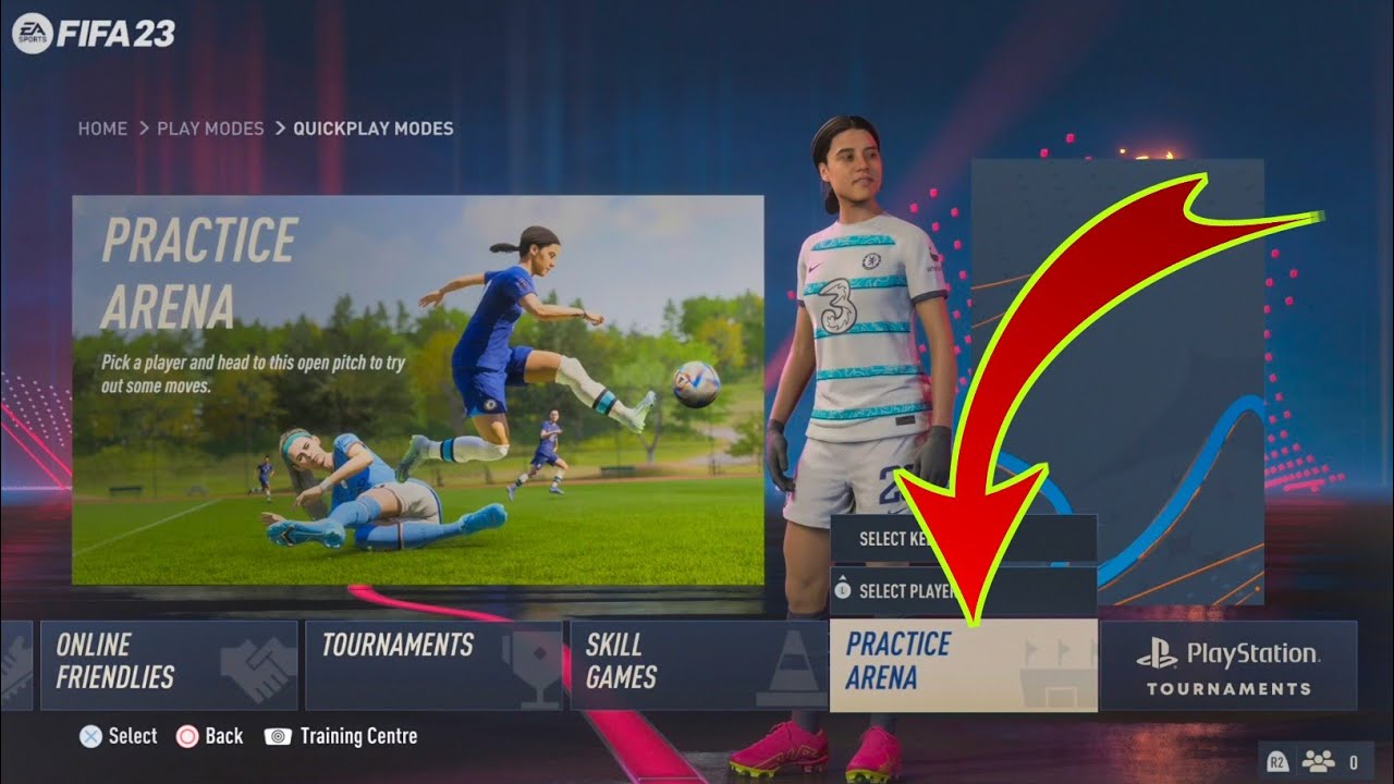 How To Find Practice Arena in FIFA 23| How to open Practice Arena in ...
